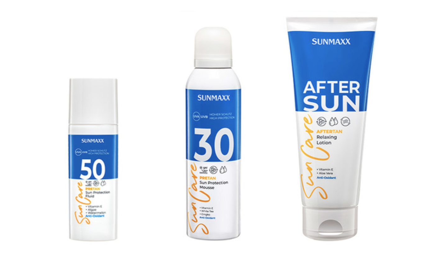 Jetzt erhältlich: SUNMAXX SunCare